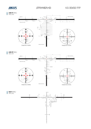 Reticles Catalog | Delta Optical Stryker HD 4.5-30x56 | Optics Trade | PDF