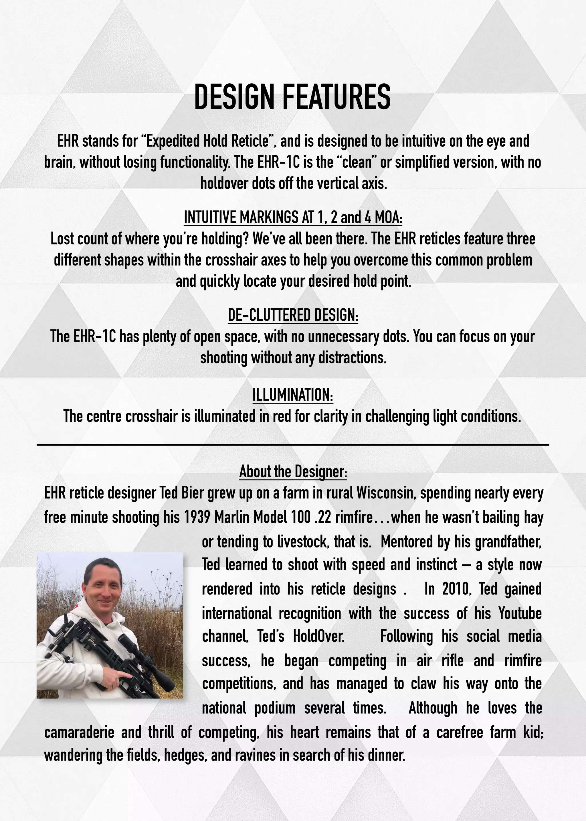 Reticle Sheet | Element Optics EHR-1C | Optics Trade | PDF