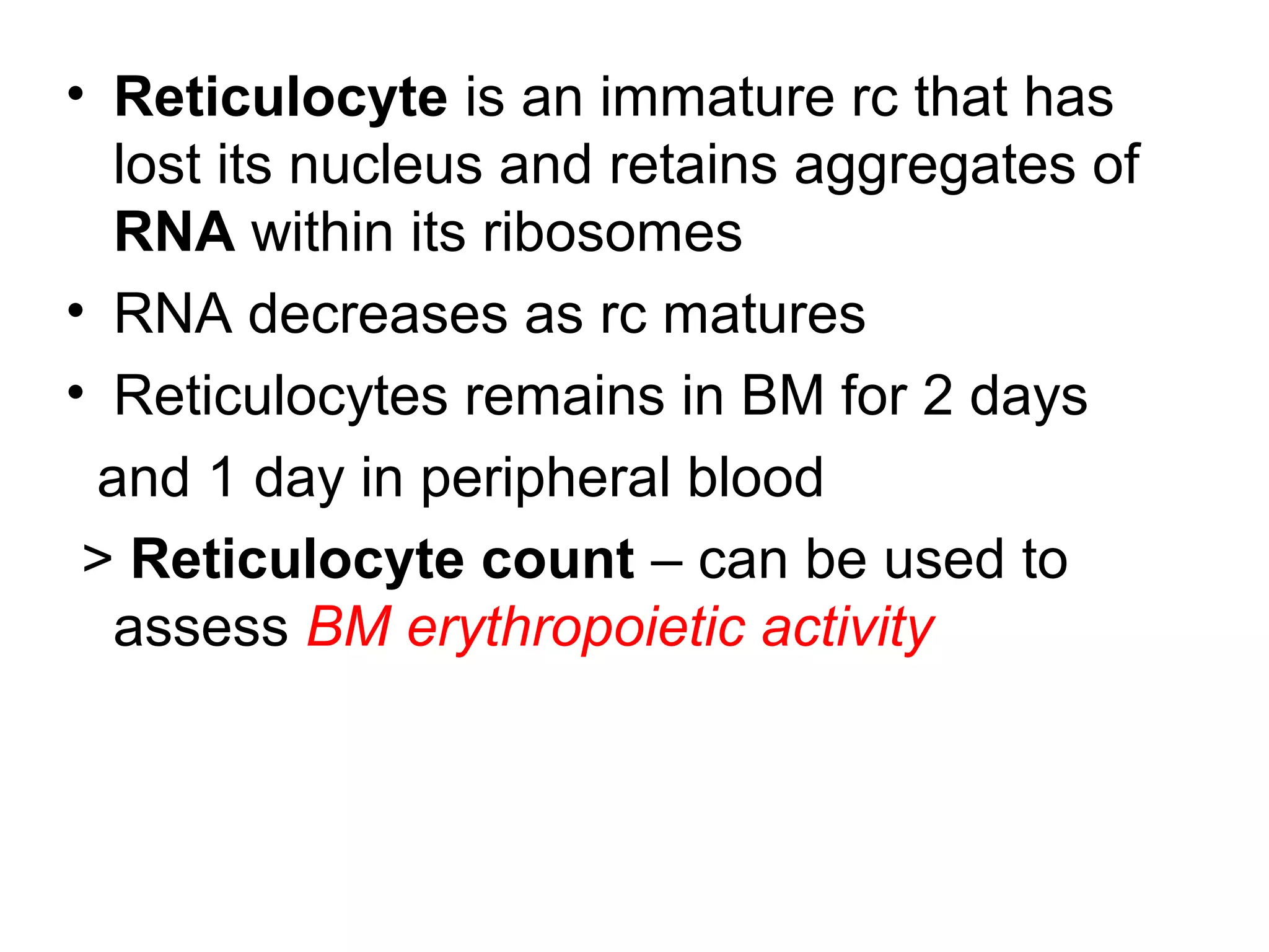 Reticulocyte count | PPT