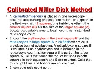 Reticulocyte count | PPT