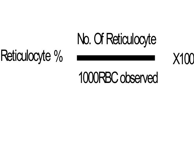 Reticulocyte count