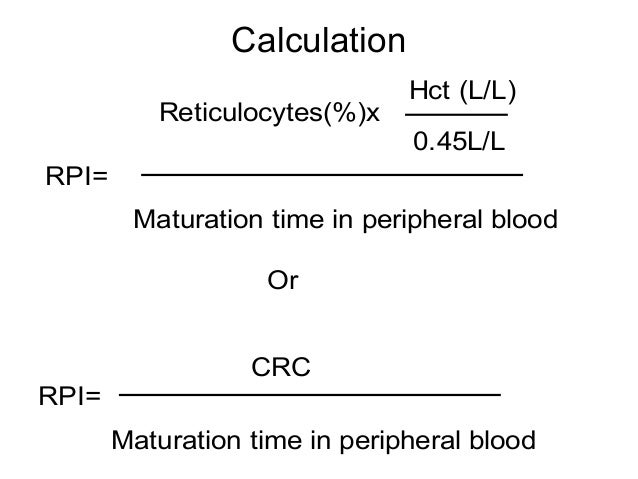 Reticulocyte count
