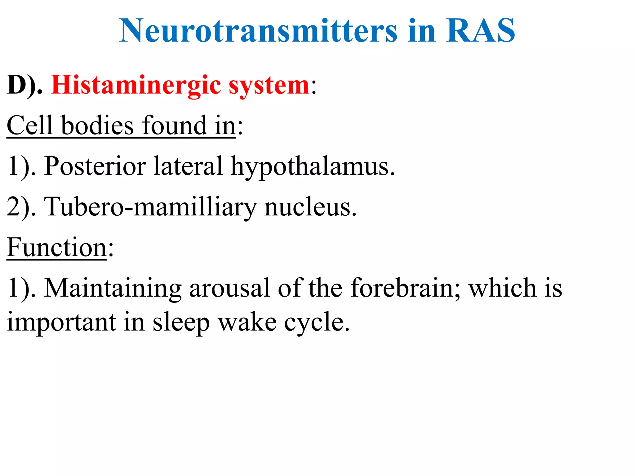 Reticular activating system | PPTX