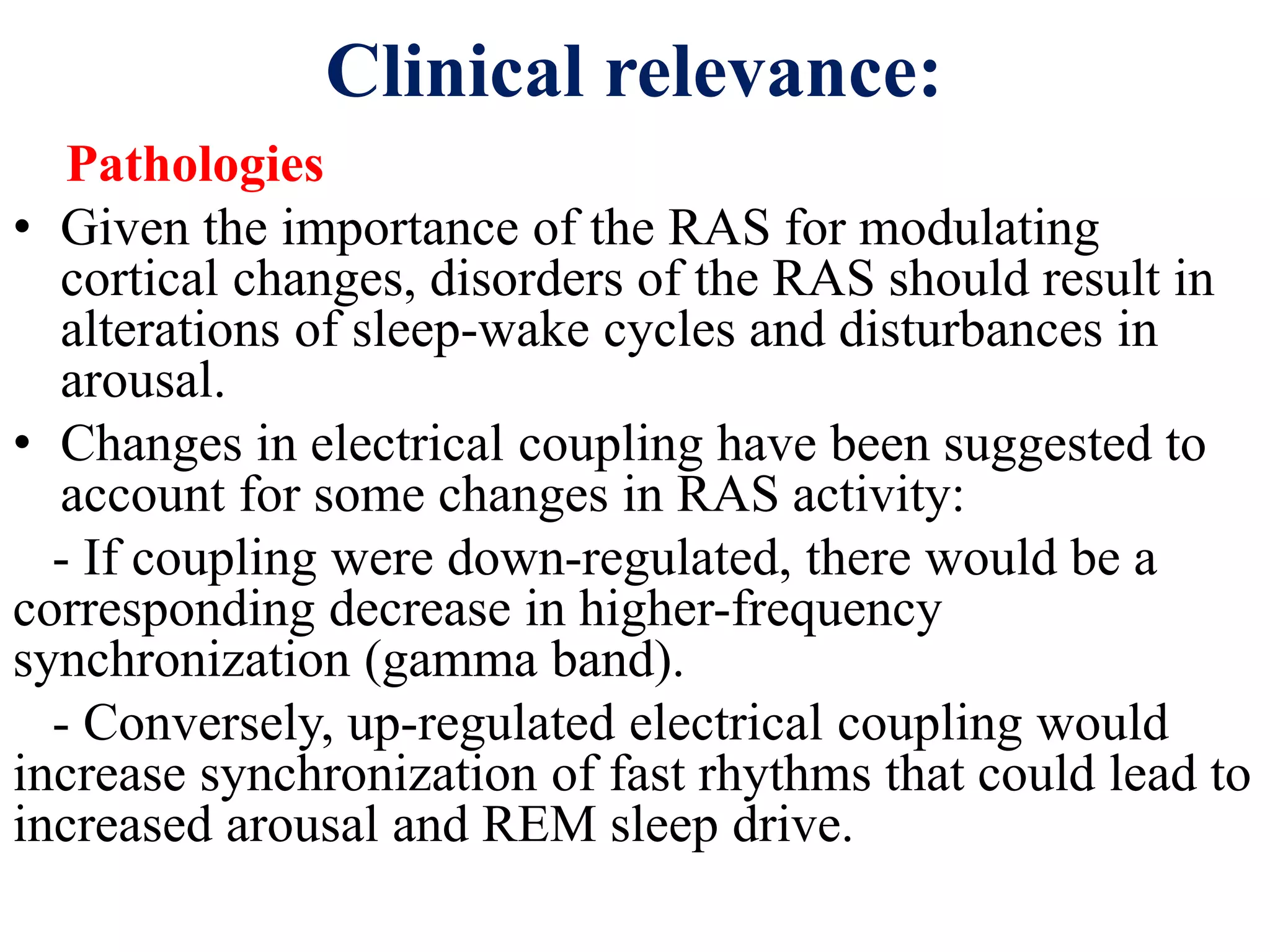 Reticular activating system | PPTX