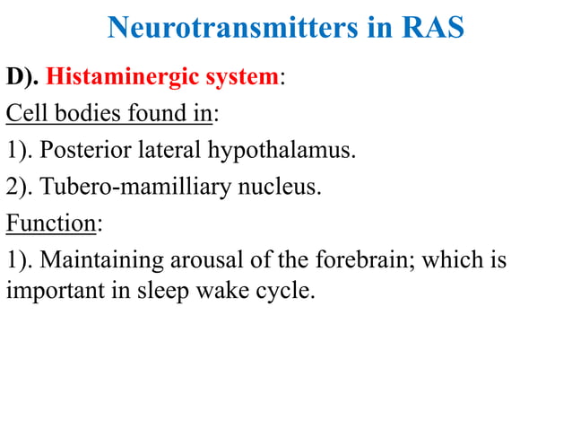 Reticular activating system | PPTX | Brain and Nervous System Disorders ...