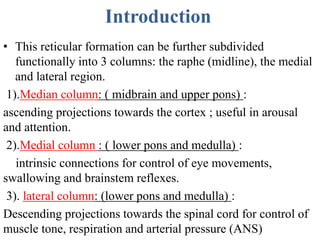 Reticular activating system | PPTX