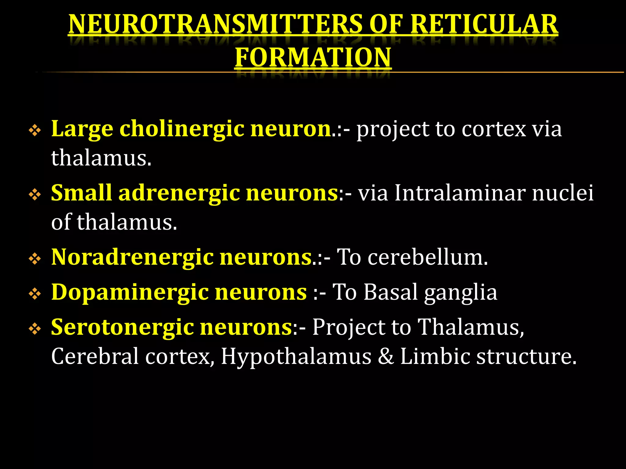 Reticular formation | PPTX