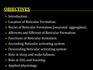 Reticular Formation Function