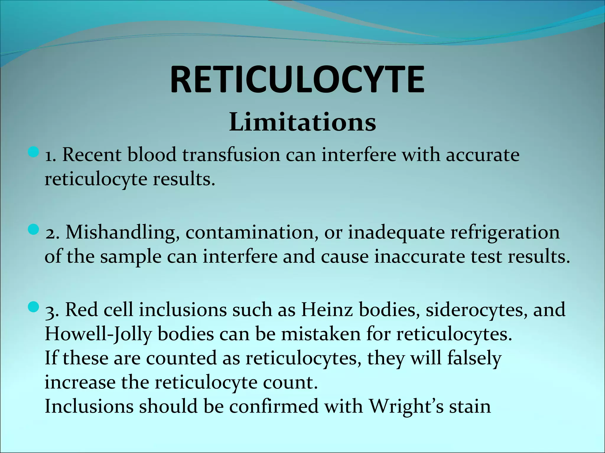 Reticulocyte count | PPT