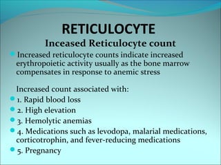 Reticulocyte count | PPT