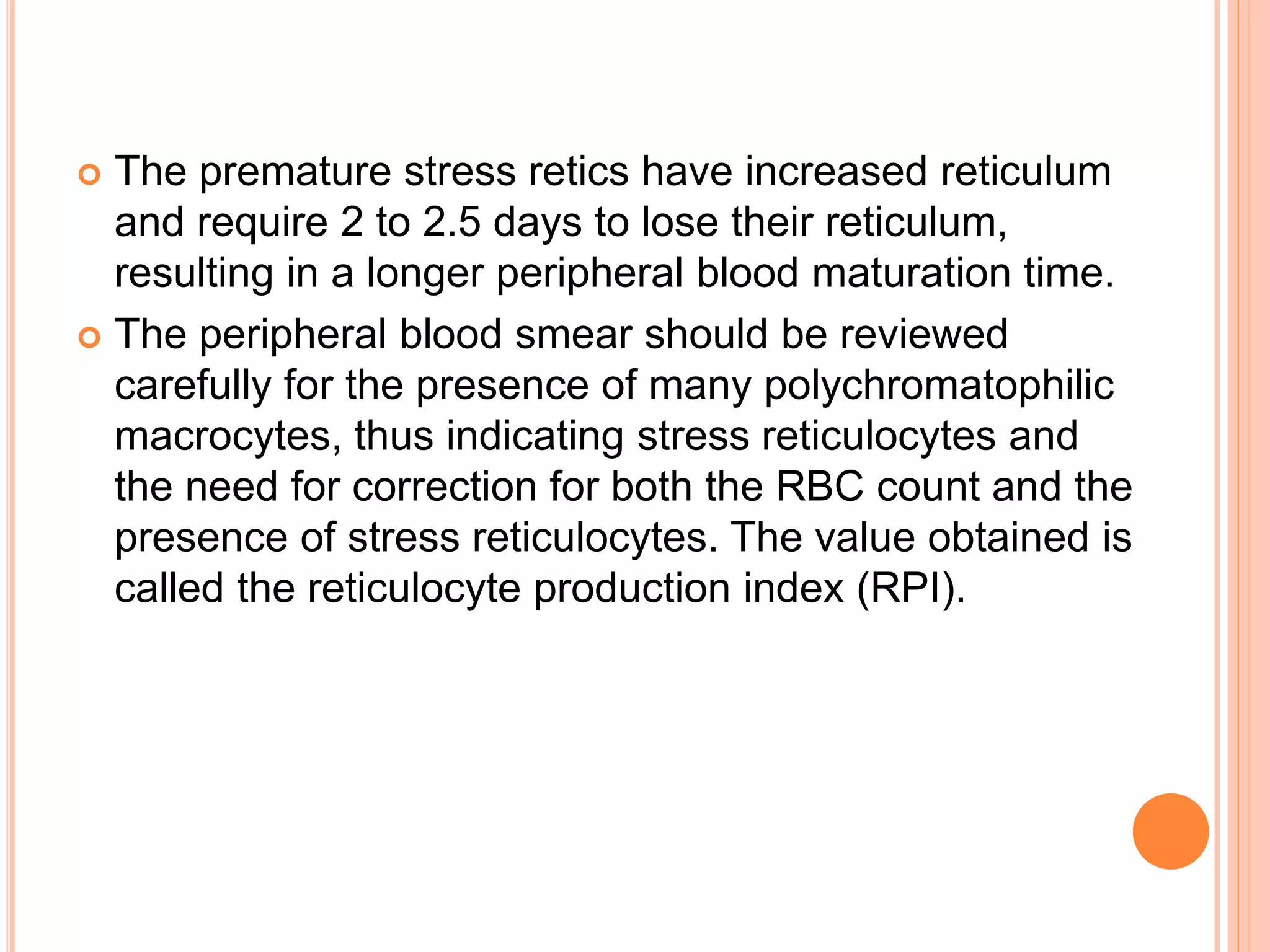 Reticulocyte count | PPTX