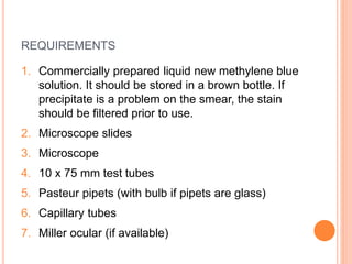 Reticulocyte count | PPTX