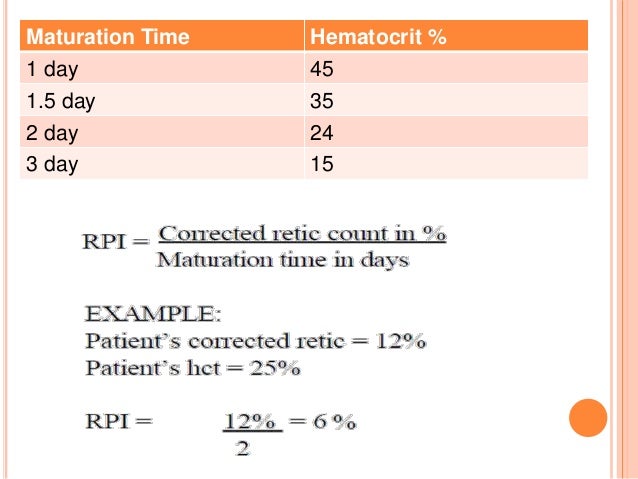 Reticulocyte count