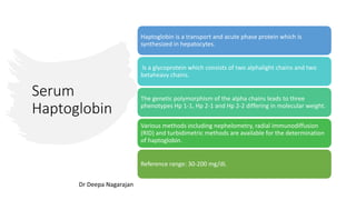 Other tests in hemolytic anaemia workup | PPT