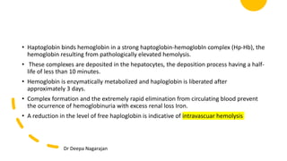 Other tests in hemolytic anaemia workup | PPT