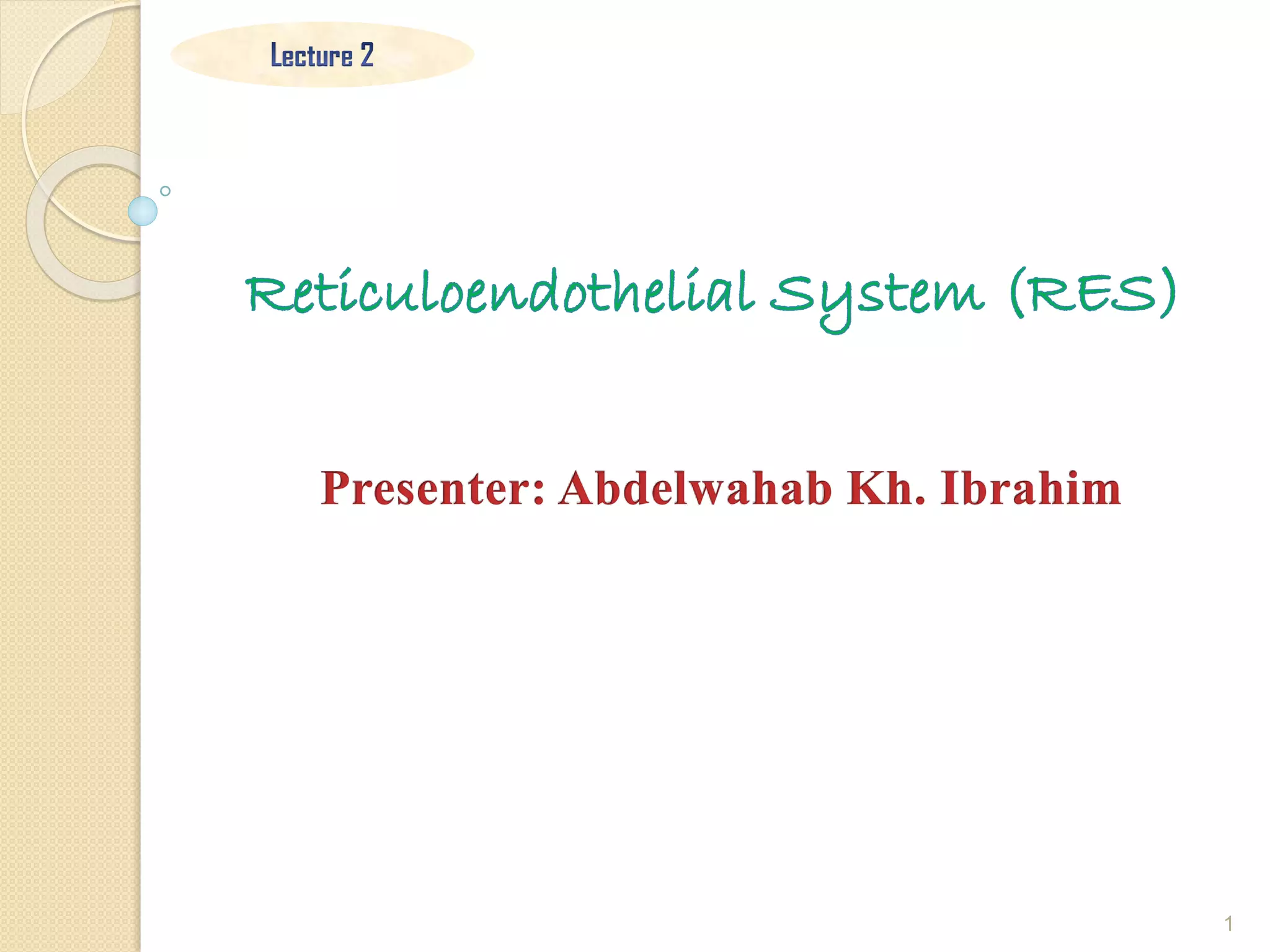 Reticuloendothelial system | PDF