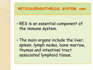 Reticuloendothelial system | PDF