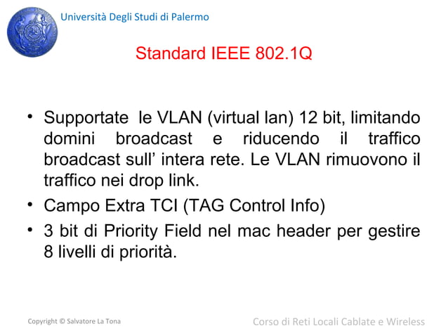 Reti locali cablate e wireless | PPT | Computer Networking | Computing