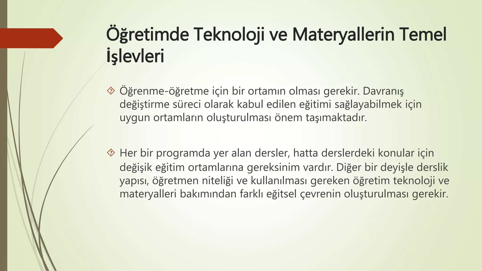 Ögreti̇m teknoloji̇leri̇ ve materyal tasarimi ders 1 | PPTX
