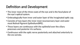 RETINA power point based on ophthalmology | PPTX