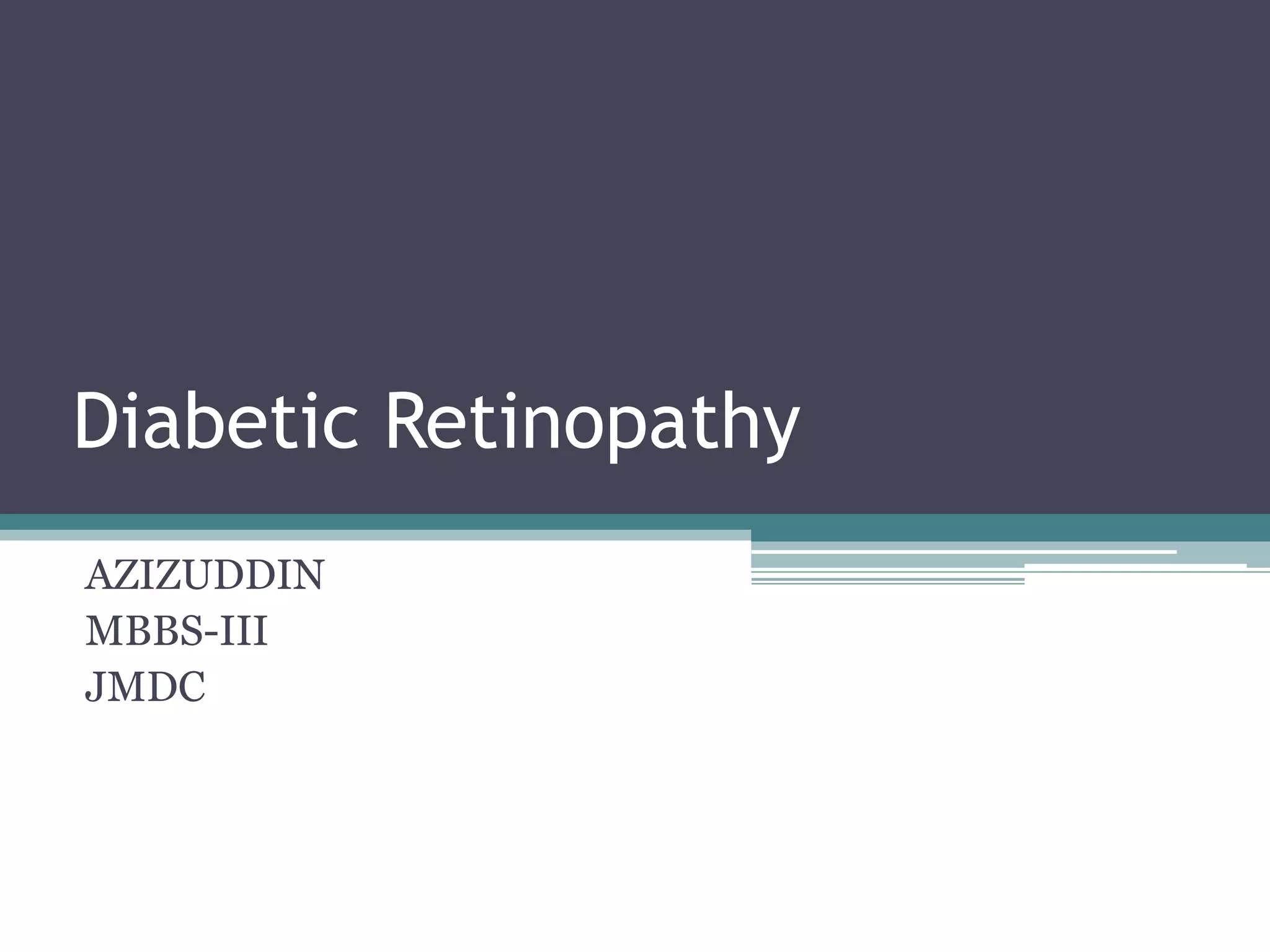 Diabetic Retinopathy | PPT