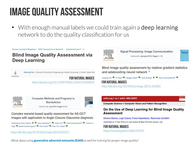 Shallow introduction for Deep Learning Retinal Image Analysis | PDF ...