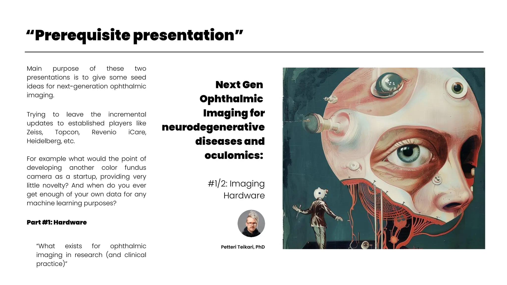 Next Gen Computational Ophthalmic Imaging for Neurodegenerative ...