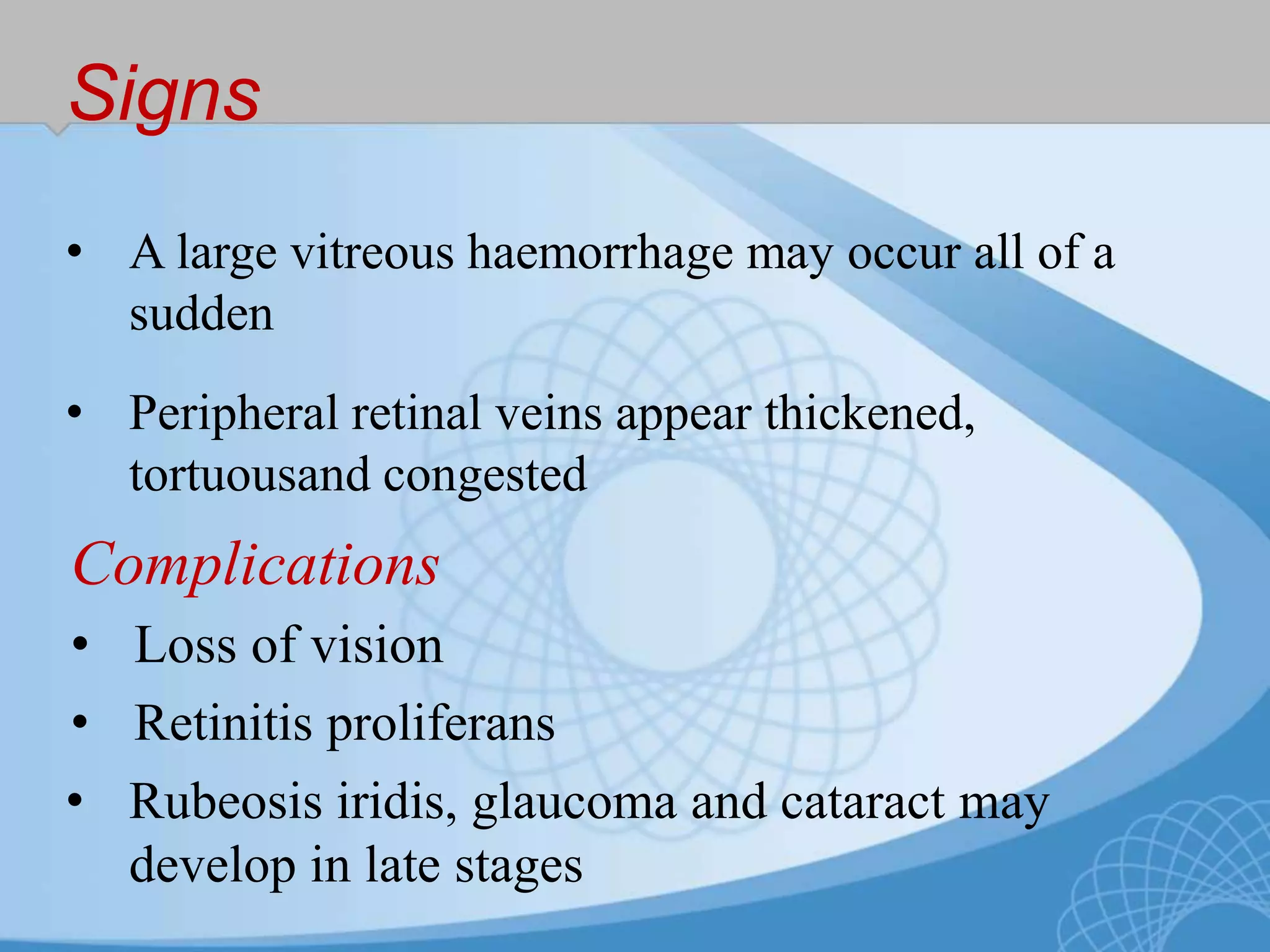 Periphlebitis Retinae [Eale’s Disease] | PPT