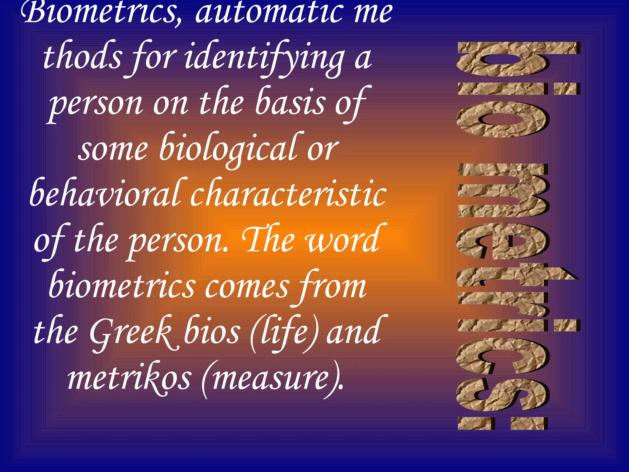 Retinal Pattern Recognition | PPT