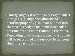 RETINAL%20DETACHMENT.pptx | Eye and Vision Conditions | Diseases and ...