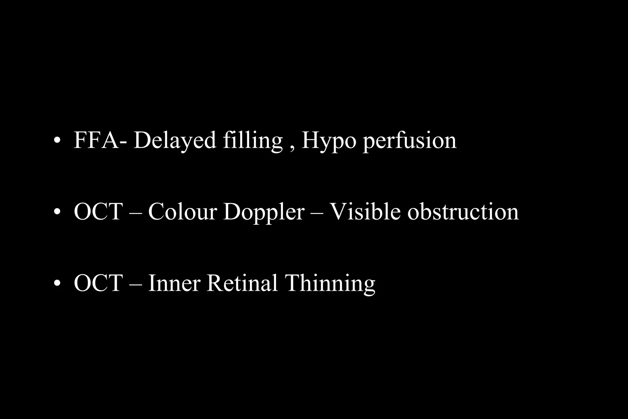 RETINAL ARTERY OCCLUSION , DR SAQUIB | PDF