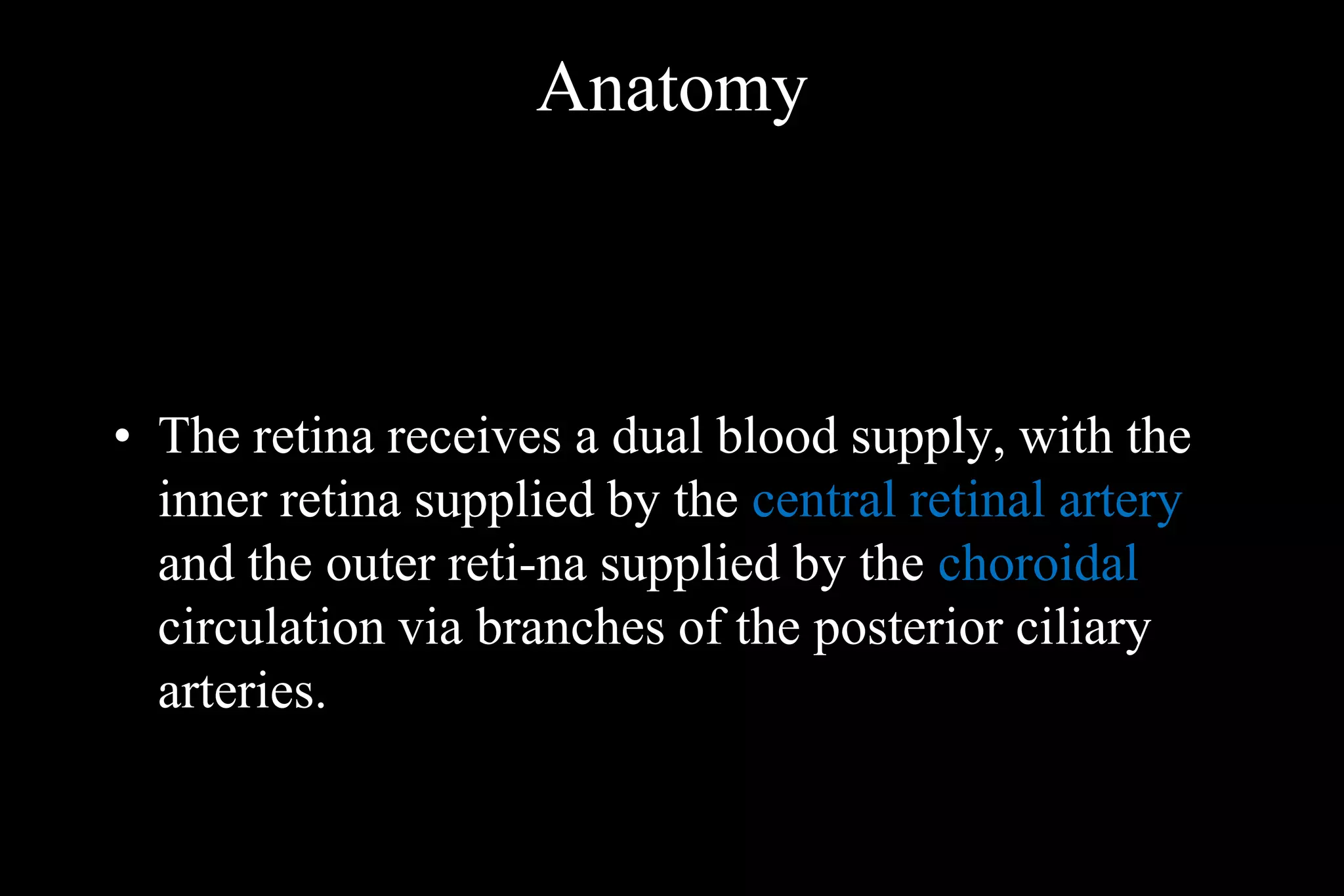 RETINAL ARTERY OCCLUSION , DR SAQUIB | PDF