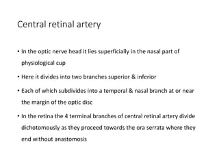 Retinal artery occlusion | PPTX