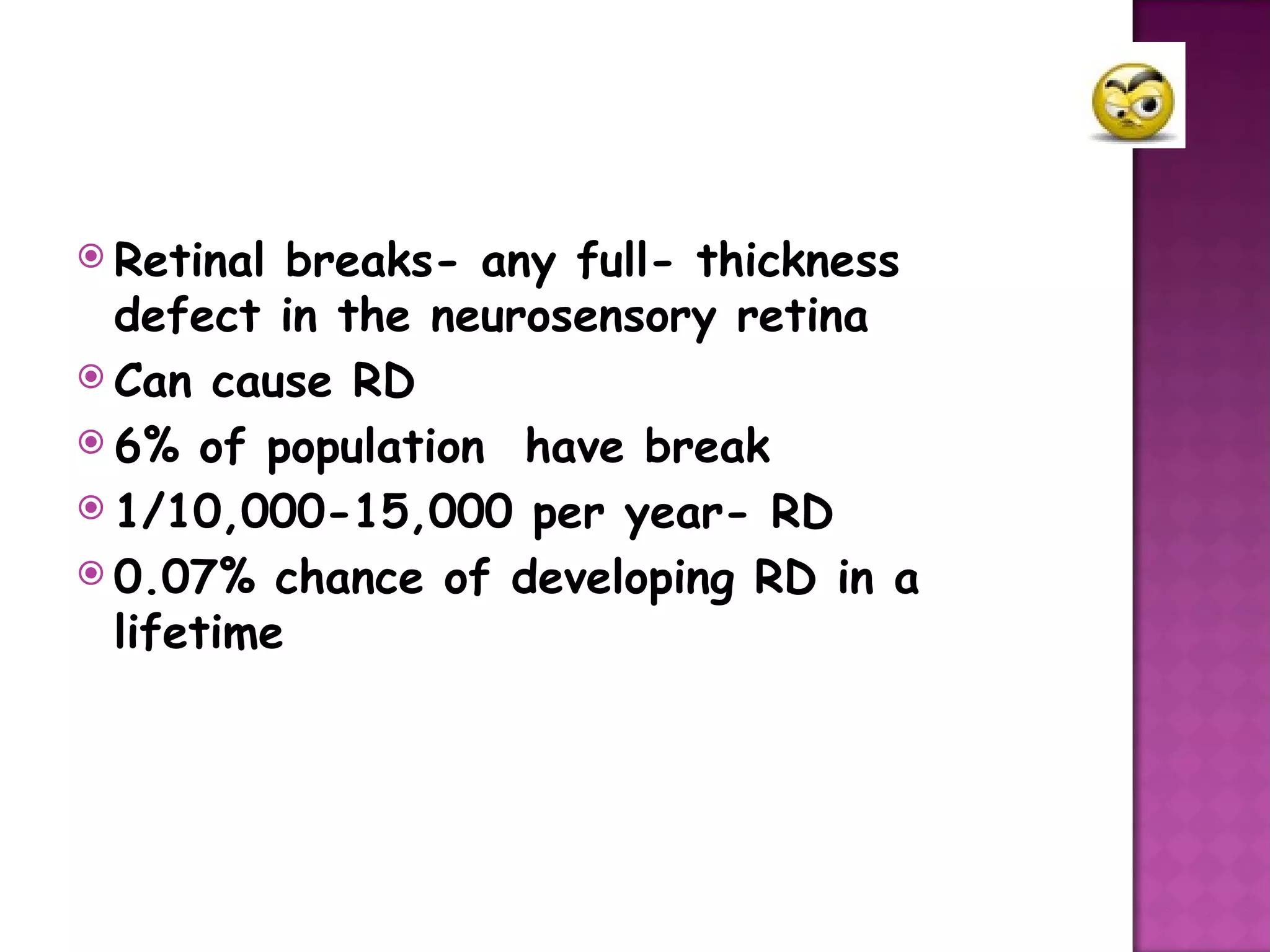 Retinal breaks | PPT