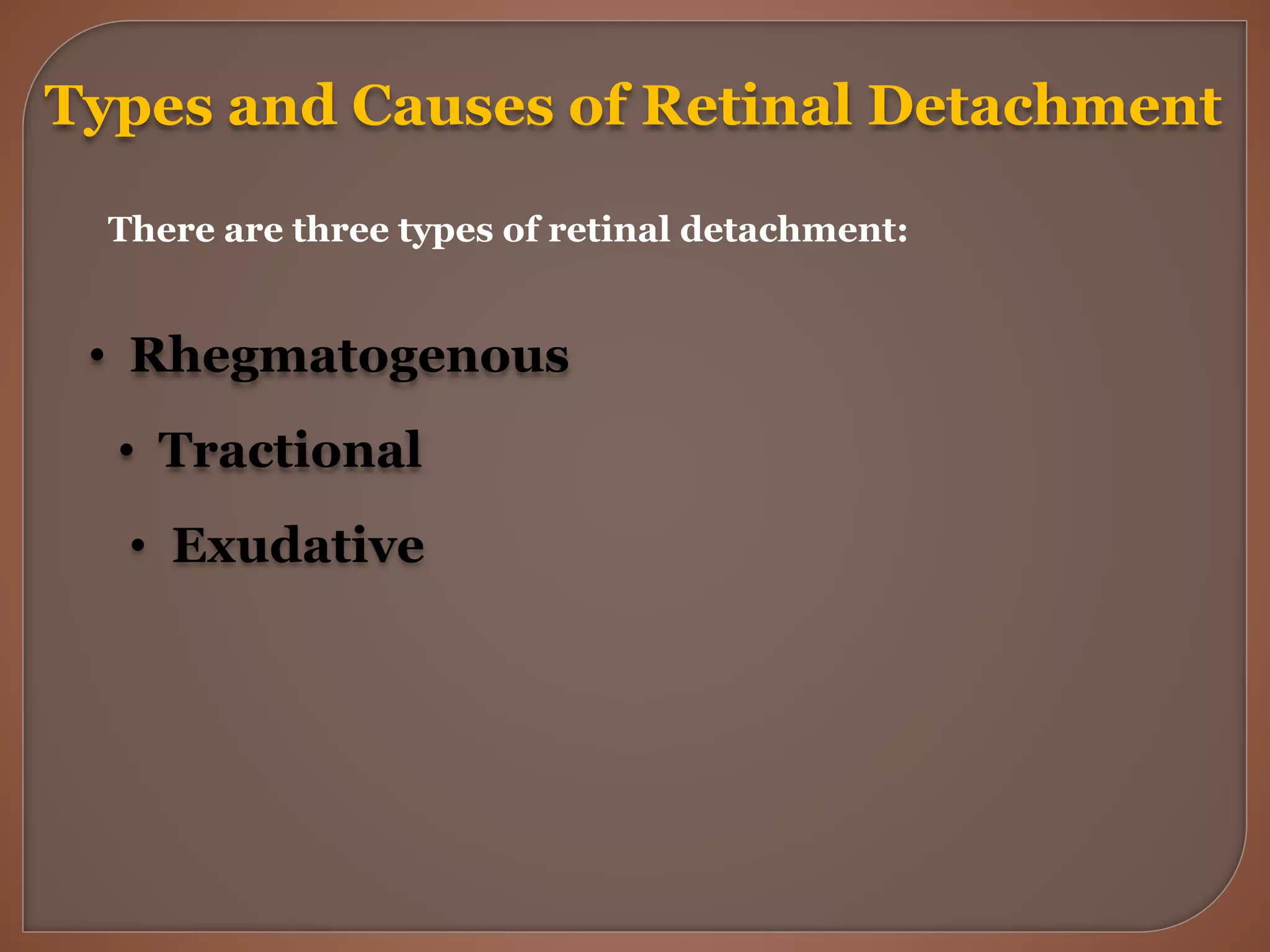 Retinal detachment | PPT