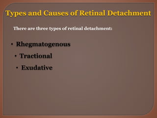 Retinal detachment | PPT