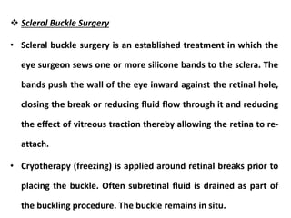 Retinal detachment | PPT