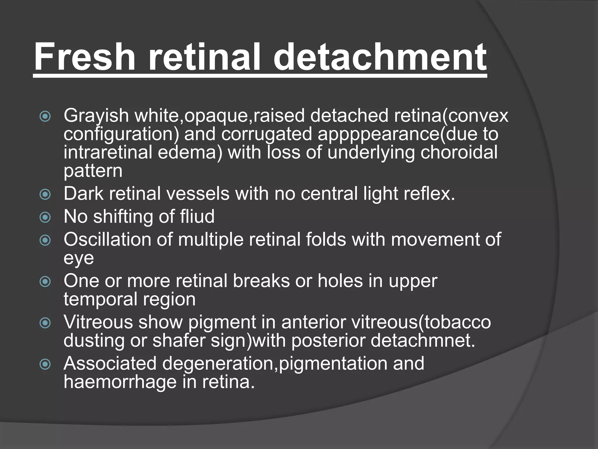 RHEGMATOGENOUS Retinal detachment | PPTX