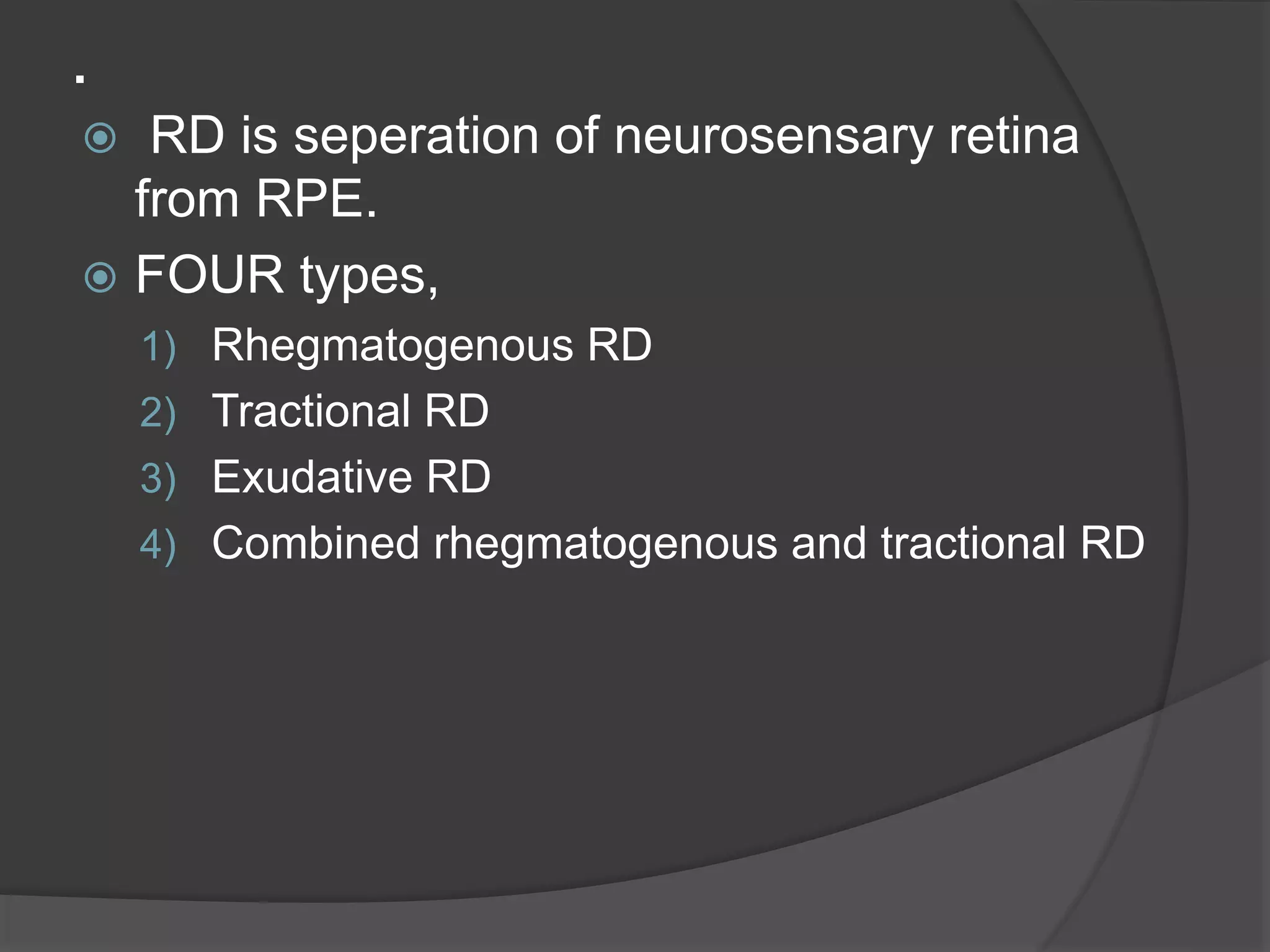 RHEGMATOGENOUS Retinal detachment | PPTX