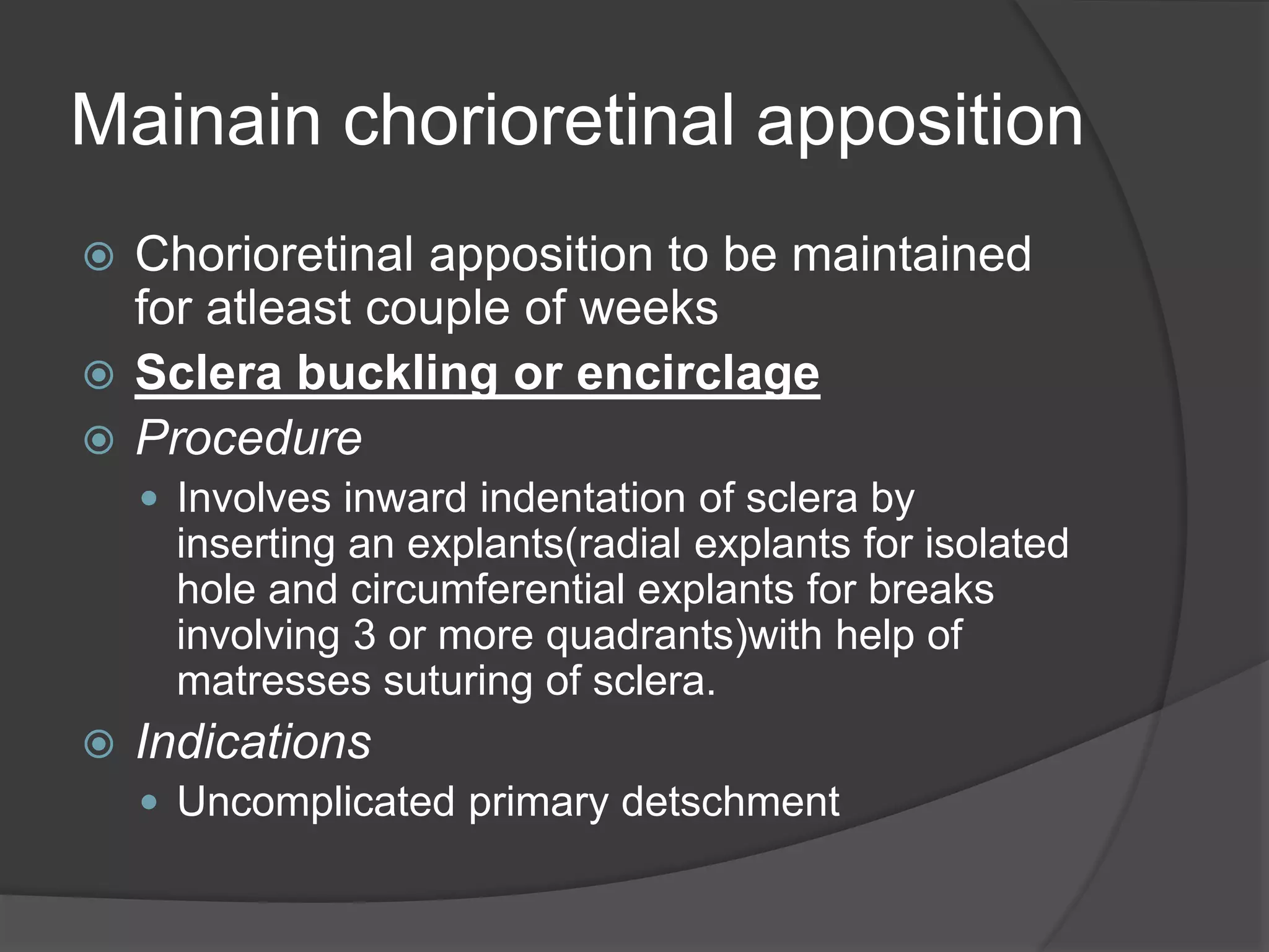 RHEGMATOGENOUS Retinal detachment | PPTX