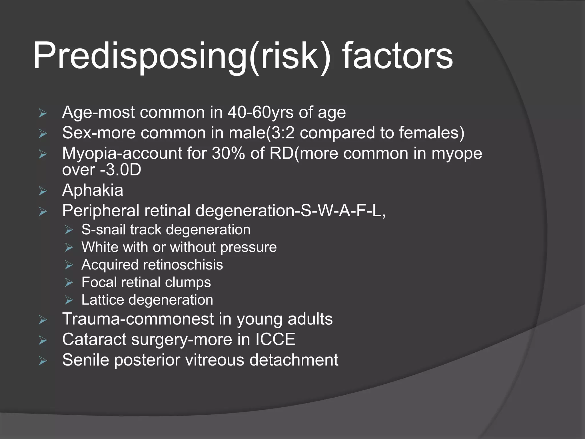 RHEGMATOGENOUS Retinal detachment | PPTX