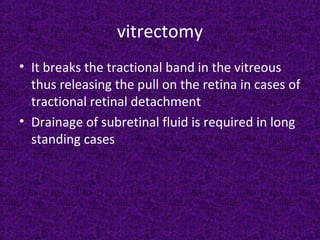 Retinal detachment | PPT