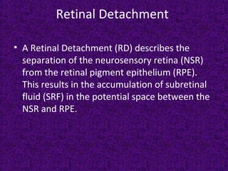 Retinal detachment | PPT
