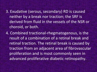 Retinal detachment | PPT