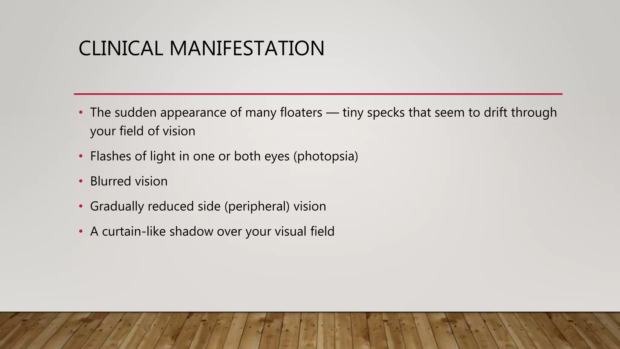 Retinal Detachment | PPTX
