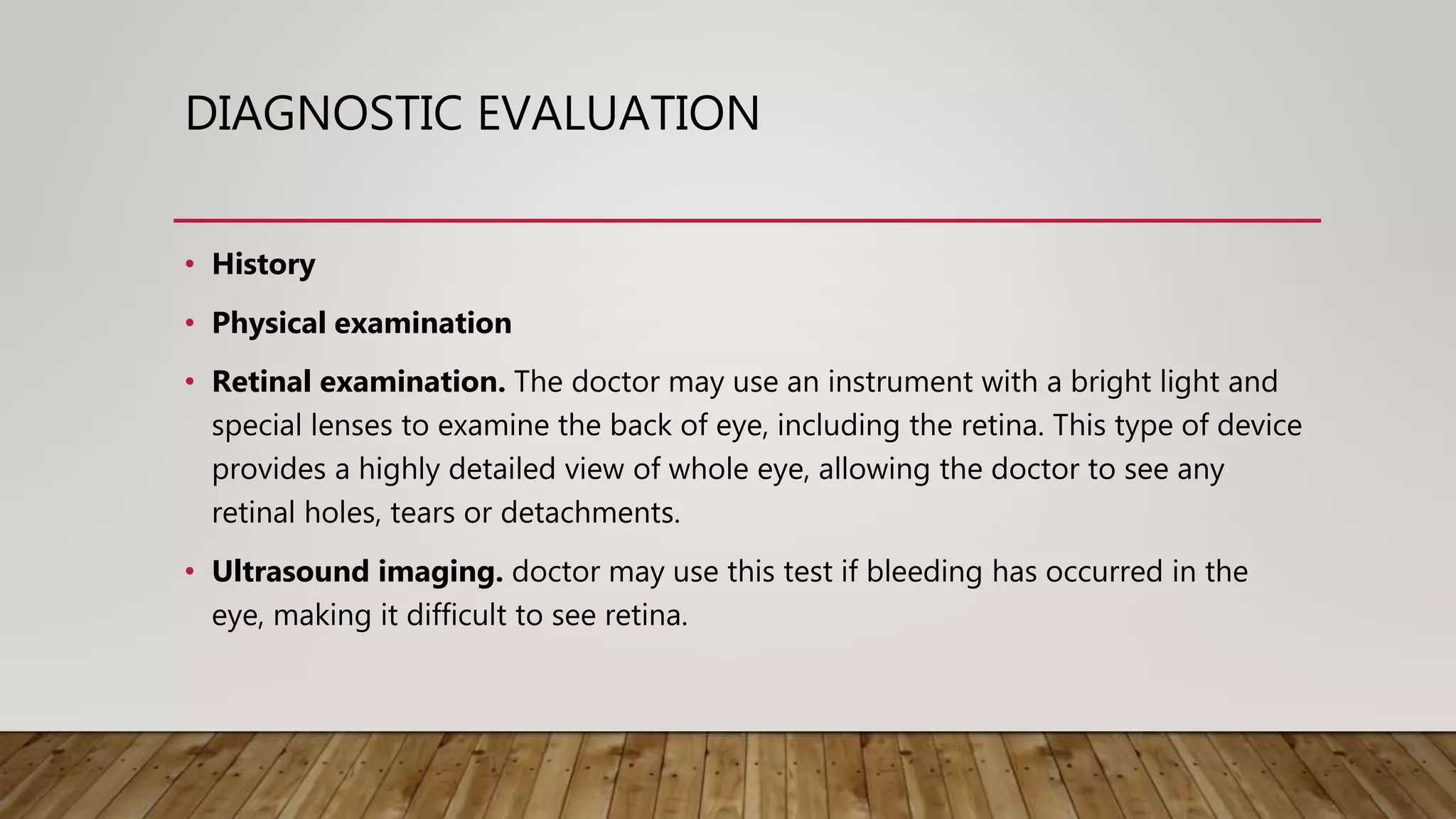 Retinal Detachment | PPTX
