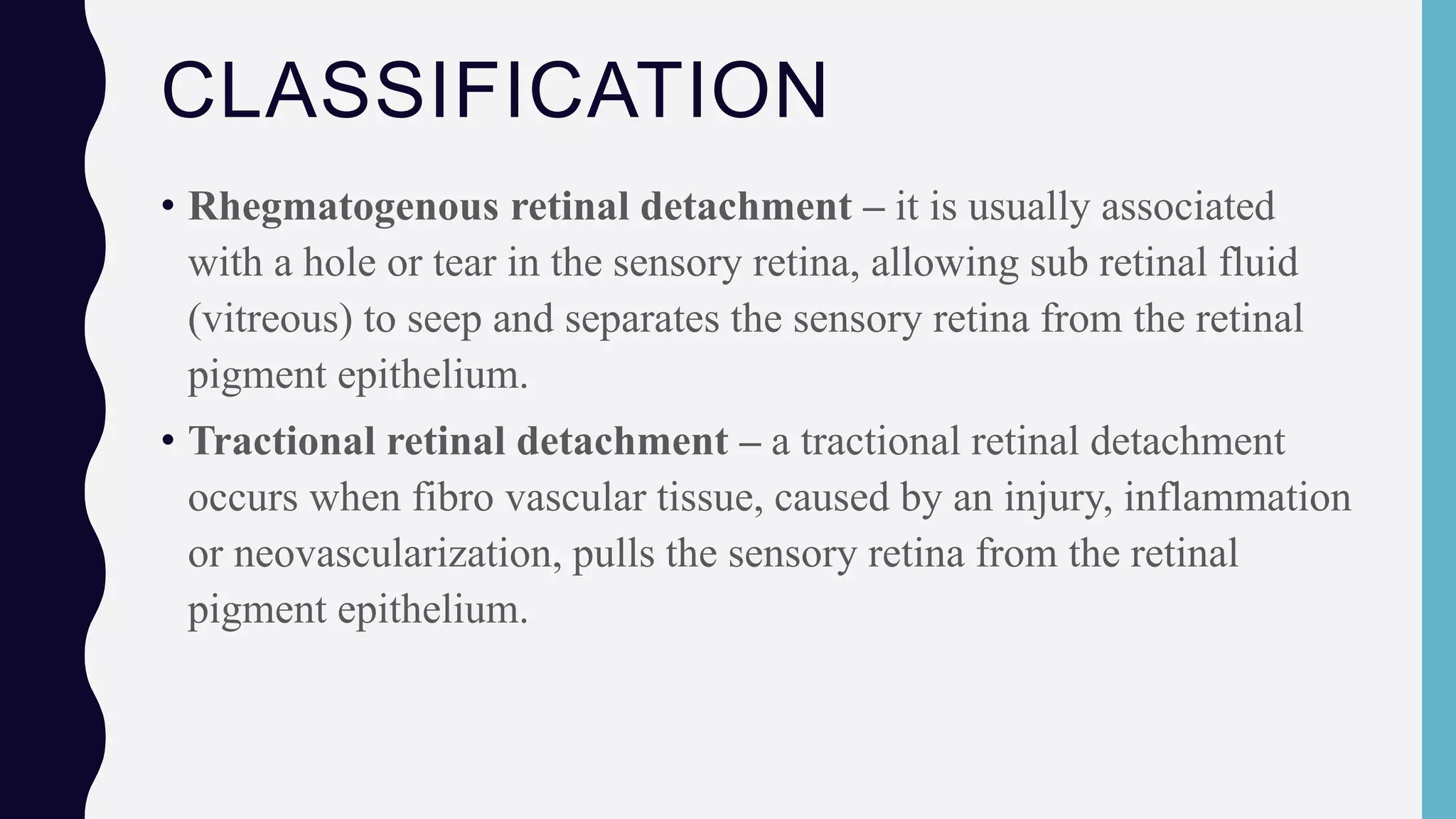 Retinal detachment | PPTX