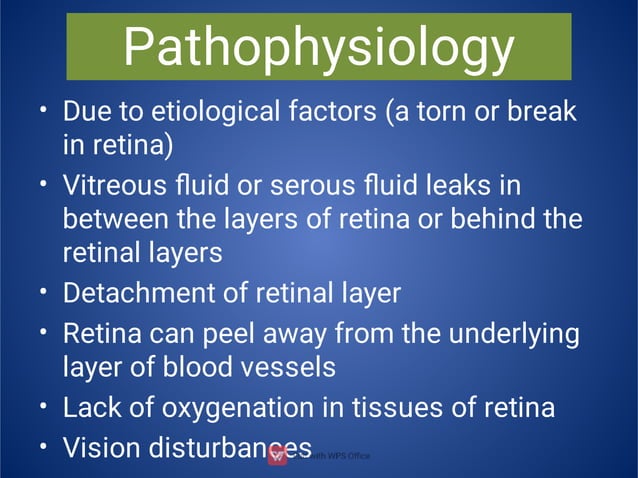 Retinal detachment presentation | PPT