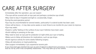 Retinal detachment | PPTX