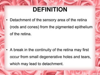 Retinal detachment | PPT